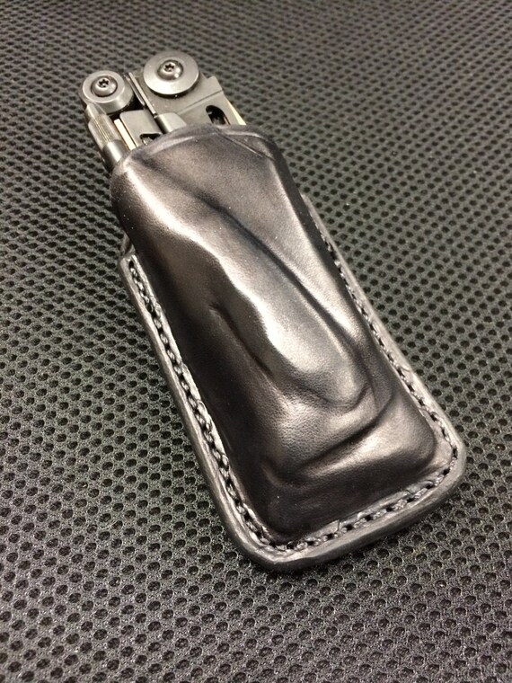 Custom Leather Open Top Case/Sheath for the Leatherman MUT