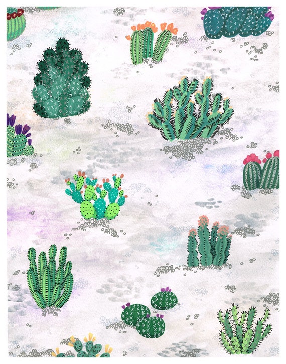 Desert Flowers Print