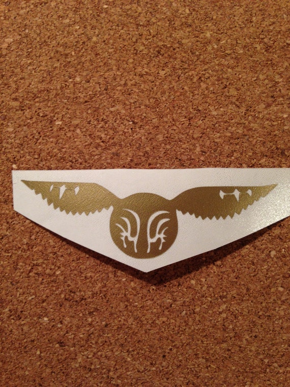 Golden Snitch Harry Potter vinyl decal by miisong on Etsy
