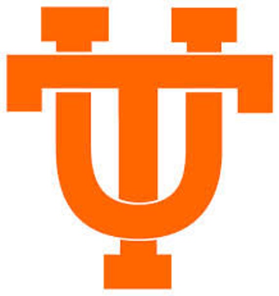 University of Tennessee logo machine embroidery 4x4 PES
