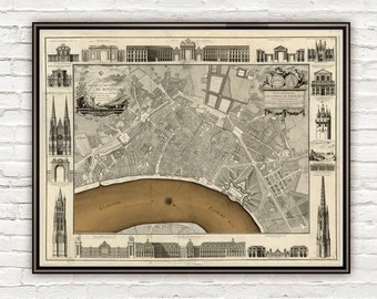 Old map of Saint Louis City St Louis 1904 Vintage by OldCityPrints