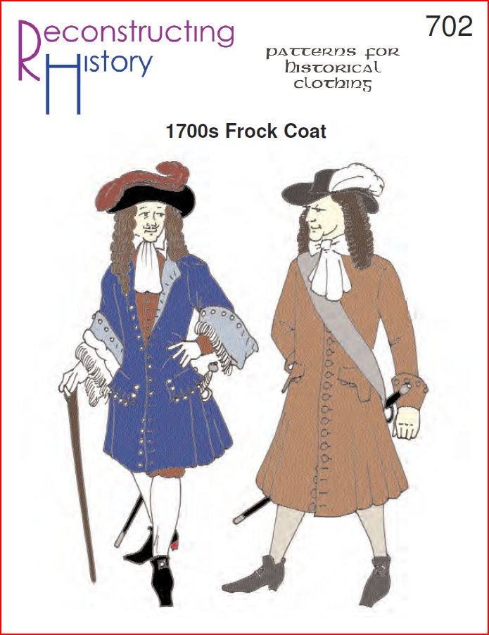 RC702 1680s to Early 1700s Frock Coat / Pirate Coat Sewing