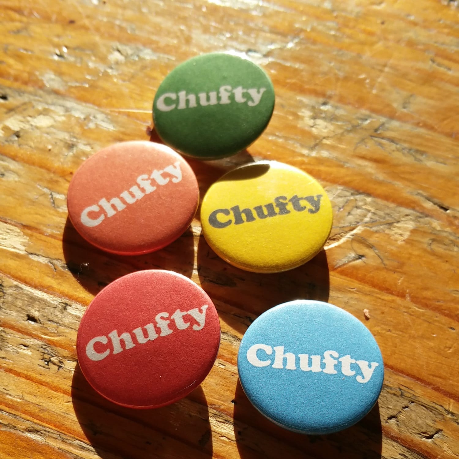 Chufty Badge Set x5