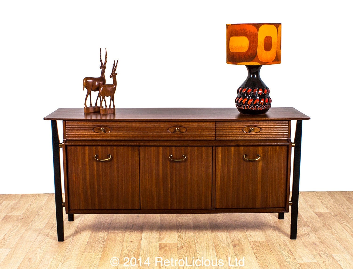 Nathan Furniture Teak Sideboard Drinks Cabinet Media Centre Retro G ...
