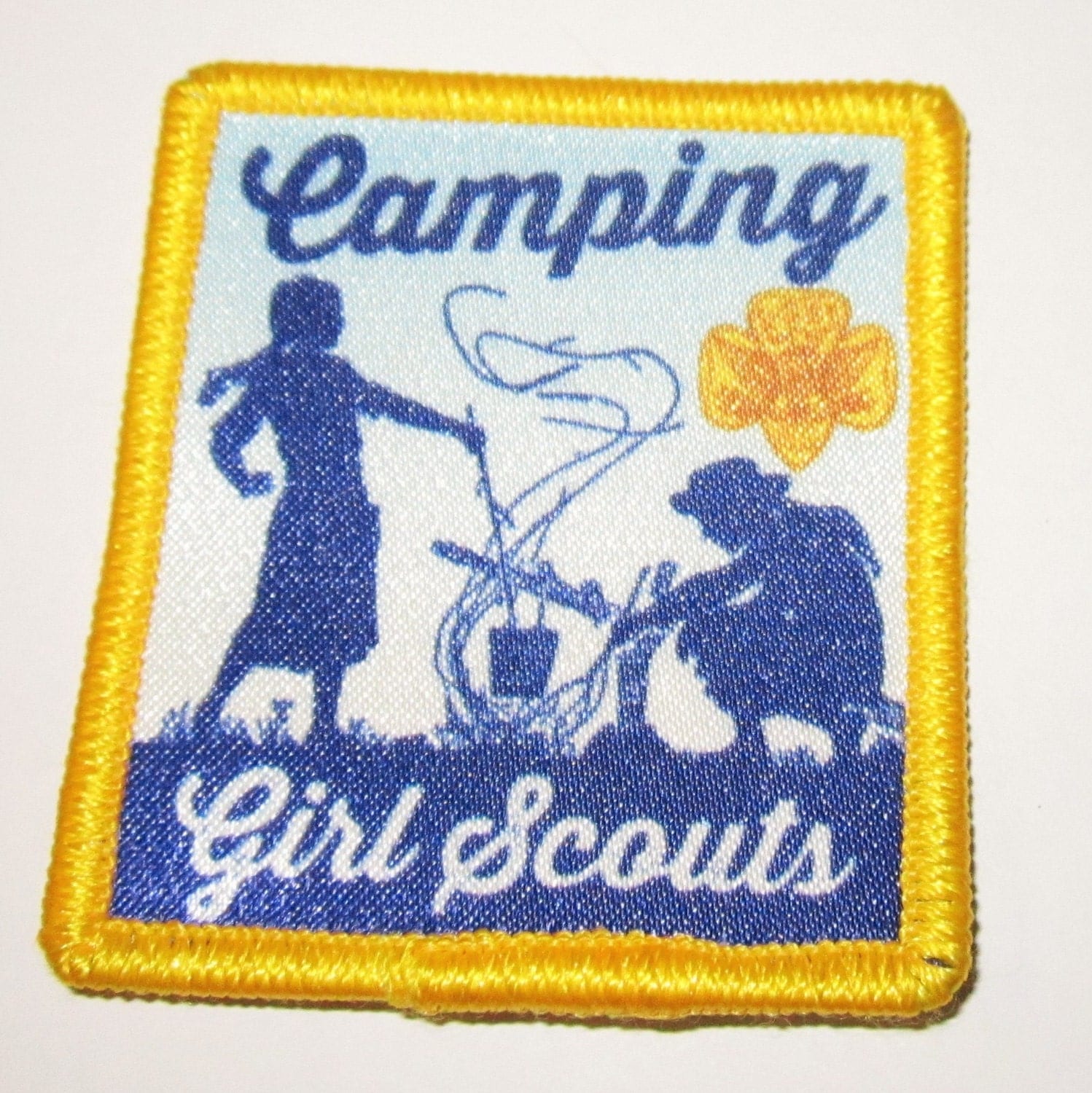 Vintage Style Girl Scout Fun Patch “Camping Girl Scouts” – Haute Juice