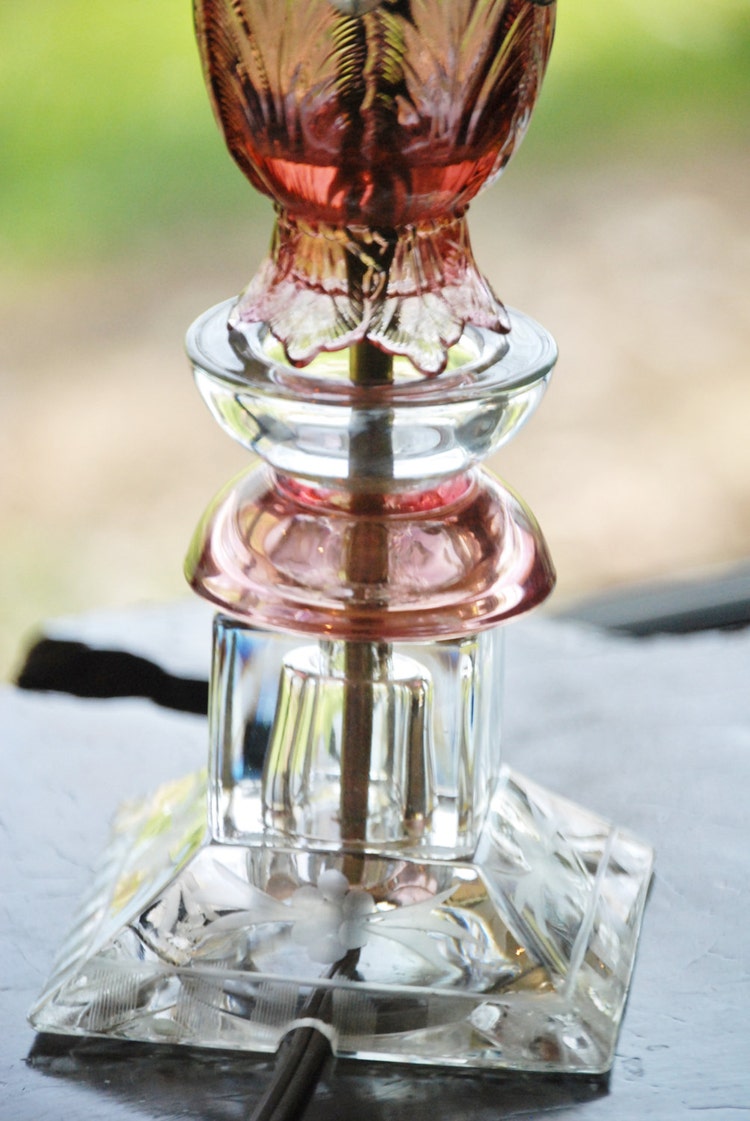 Repurposed Lamp Upcycle Lamp by CatkinsCreations on Etsy