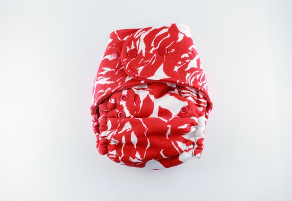 Items similar to Fitted Cloth Diaper, One Size Bamboo Fitted Cloth ...