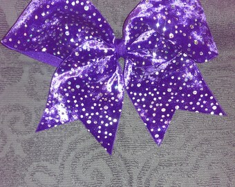 Popular items for purple cheer bow on Etsy