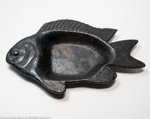 Popular items for metal fish dish on Etsy