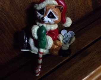 Vintage Fox Stocking Hanger