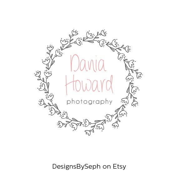 Articles similaires à Pré-faites Logo Design & photographie filigrane ...