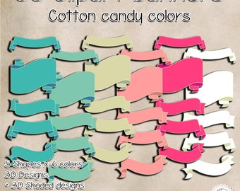 Cotton candy banner | Etsy