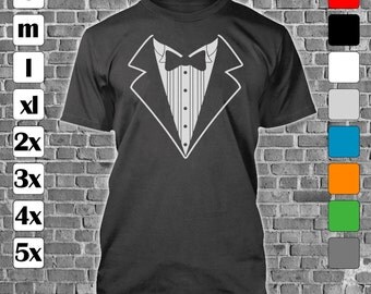 Unique fake tuxedo shirt related items | Etsy