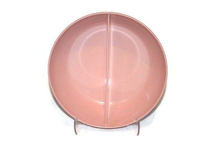 Large Pink Texas Ware Melamine Divided Serving Bowl – Haute Juice