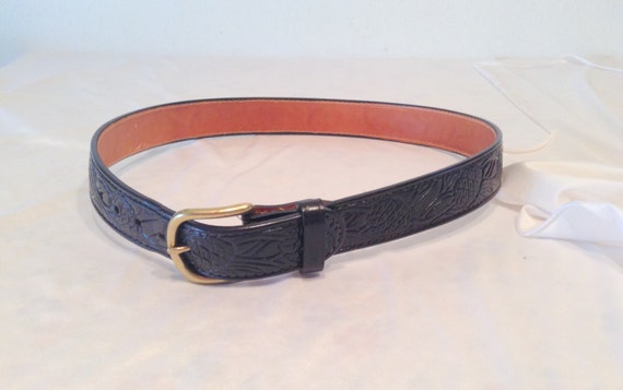Vintage National Park Ranger leather belt NPS uniform by junkbay