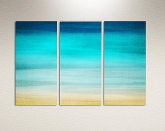 Unique 3 panel canvas related items | Etsy