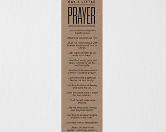 Prayer bookmark | Etsy
