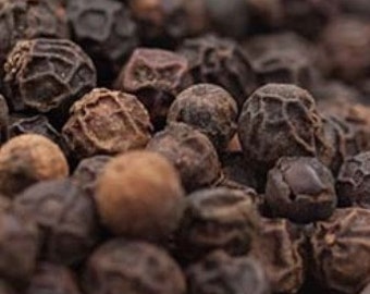 Tellicherry Pepper 16oz Tube Whole Black India Sold to