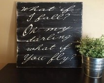 Popular items for what if i fall on Etsy