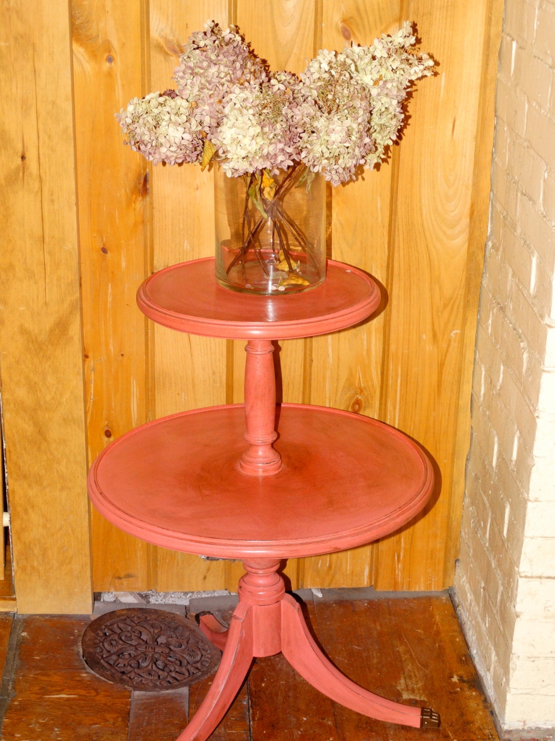 Shabby Chic, Beach/Country Round Tiered Side Table – Haute Juice Shabby Chic, Beach/Country Round Tiered Side Table – Haute Juice