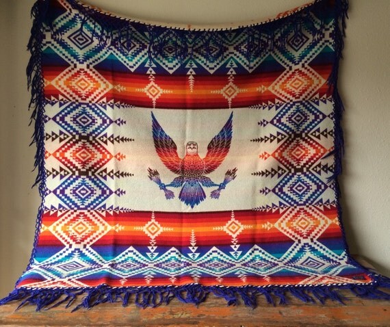 Vintage Pendleton Blanket Eagle design by GeronimosCollection