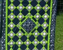 Popular items for seahawks quilt on Etsy