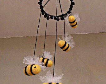Popular items for bumble bee mobile on Etsy