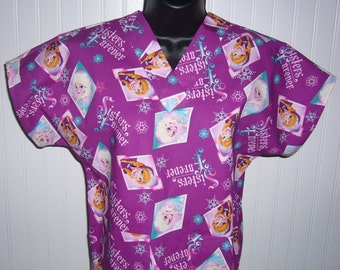 Popular items for frozen scrubs on Etsy
