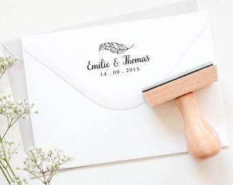 Wedding date stamp | Etsy