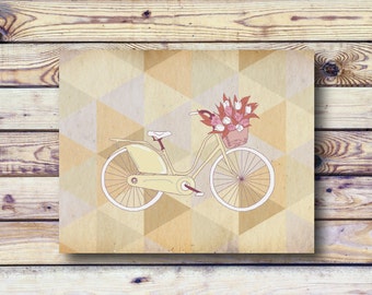 Popular items for bicycle with flower on Etsy
