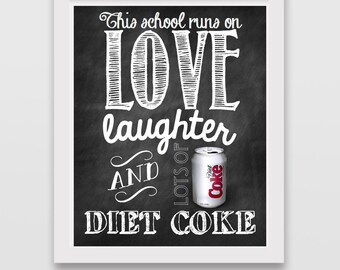 Diet coke sign | Etsy