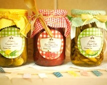 Popular items for custom jar labels on Etsy