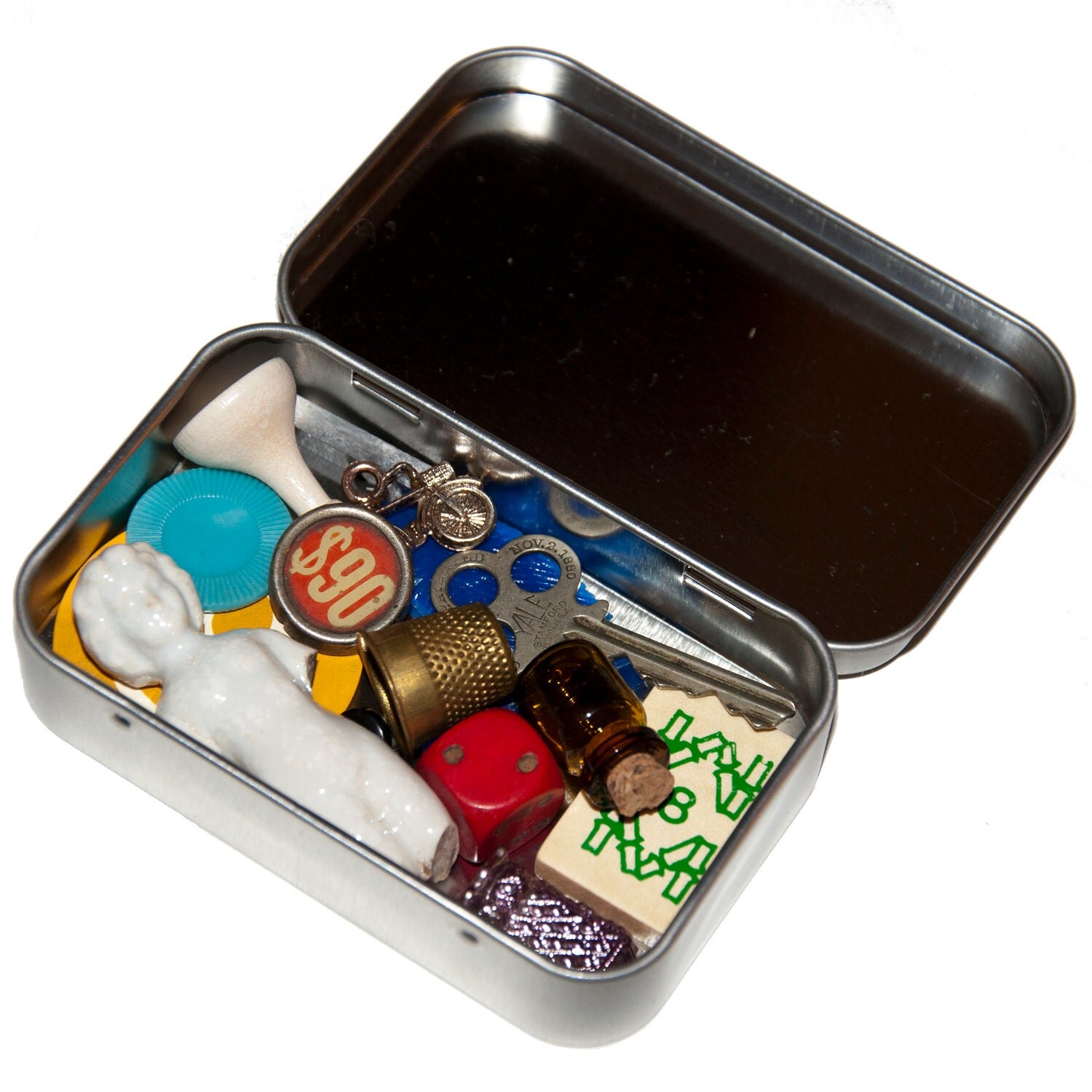 Treasure Tin Grab Bag Found Objects for Assemblage Altered Art Mixed ...