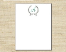 Popular items for initial notepad on Etsy