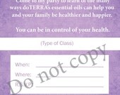 McMillan Design: Essential Oil Class Handouts by McMillanDesign