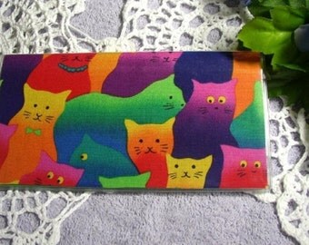 Cat print fabric | Etsy