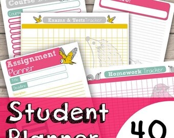 Popular items for student planner on Etsy