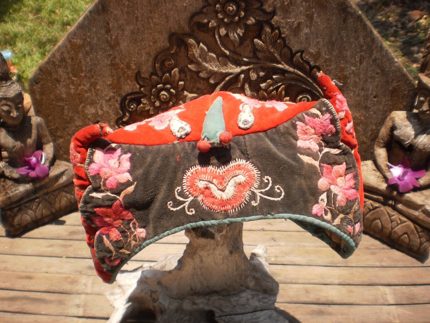 Hmong Vintage Tiger Baby Hats Beautiful,Old and Sweet Old Tribal Hat ...