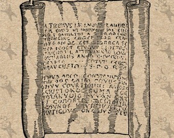 Ancient scroll | Etsy