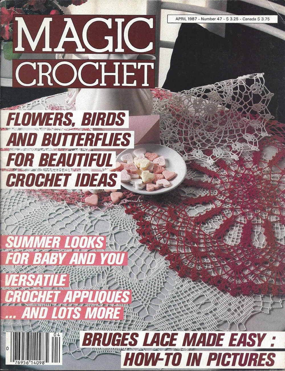 Magic Crochet Magazine April 1987 Issue 47 Crochet