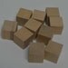 3/4 Solid Wood Blocks Set of 10 Unfinished Wood