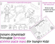 Unique birthday coloring related items | Etsy