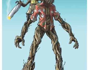 Groot illustration | Etsy