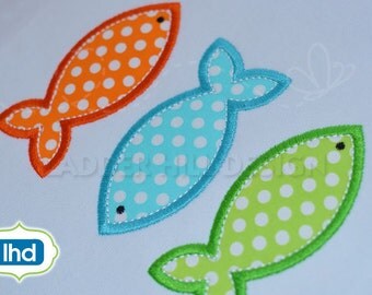 Fish appliques | Etsy