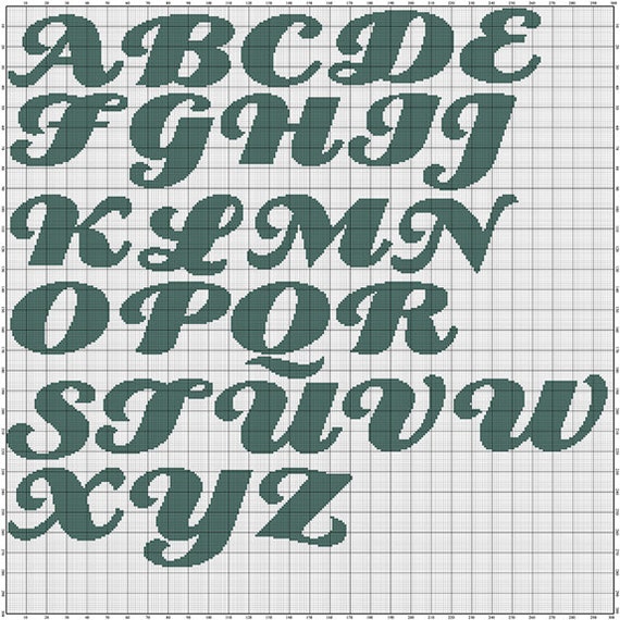 Modern hand embroidery font CREAMPUFF complete by hallodribums