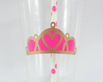 Popular items for princess party cups on Etsy