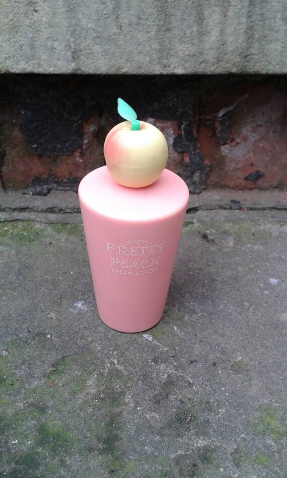 Avon Pretty Peach body lotion 70s 80s by MyOldEnglishVintage