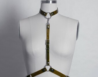 SALVATION HARNESS Inverted Cross Harness PVC Vinyl by byapatico