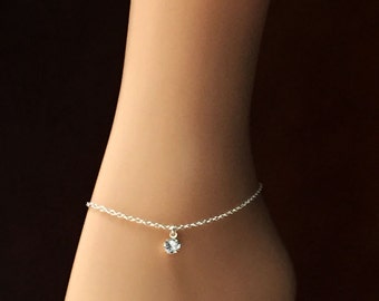 Wedding anklet | Etsy