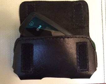 Vertical Leather Cell phone case with belt clip